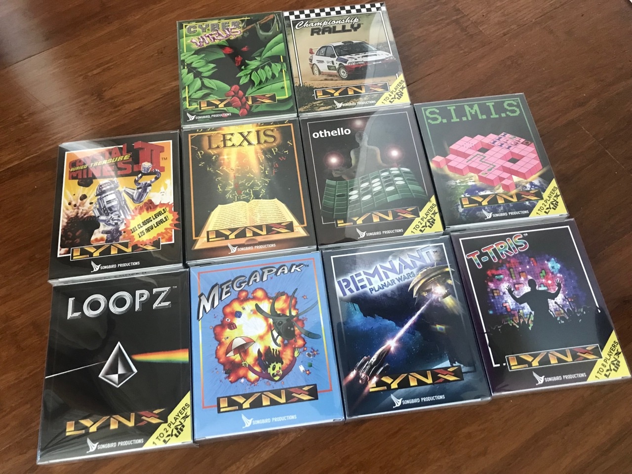 Review of Songbird Productions Atari Lynx game boxes | Atari Lynx Vault